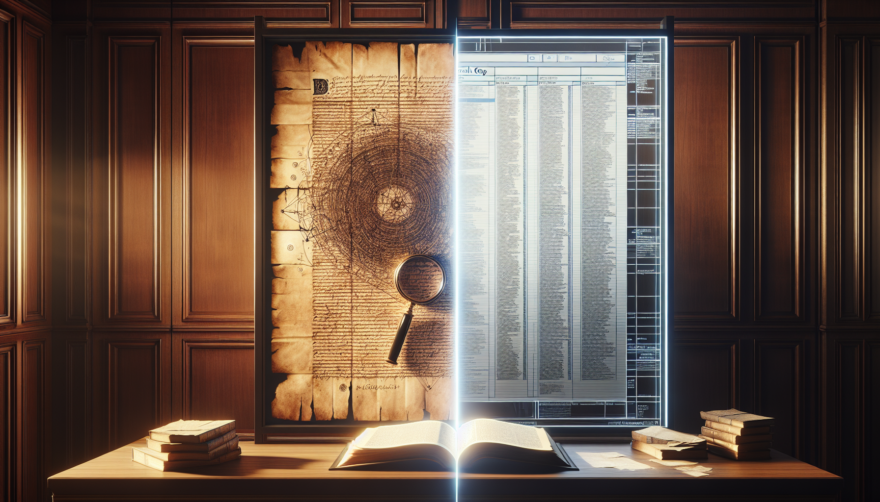 Which format reveals gaps better: tabular or narrative?