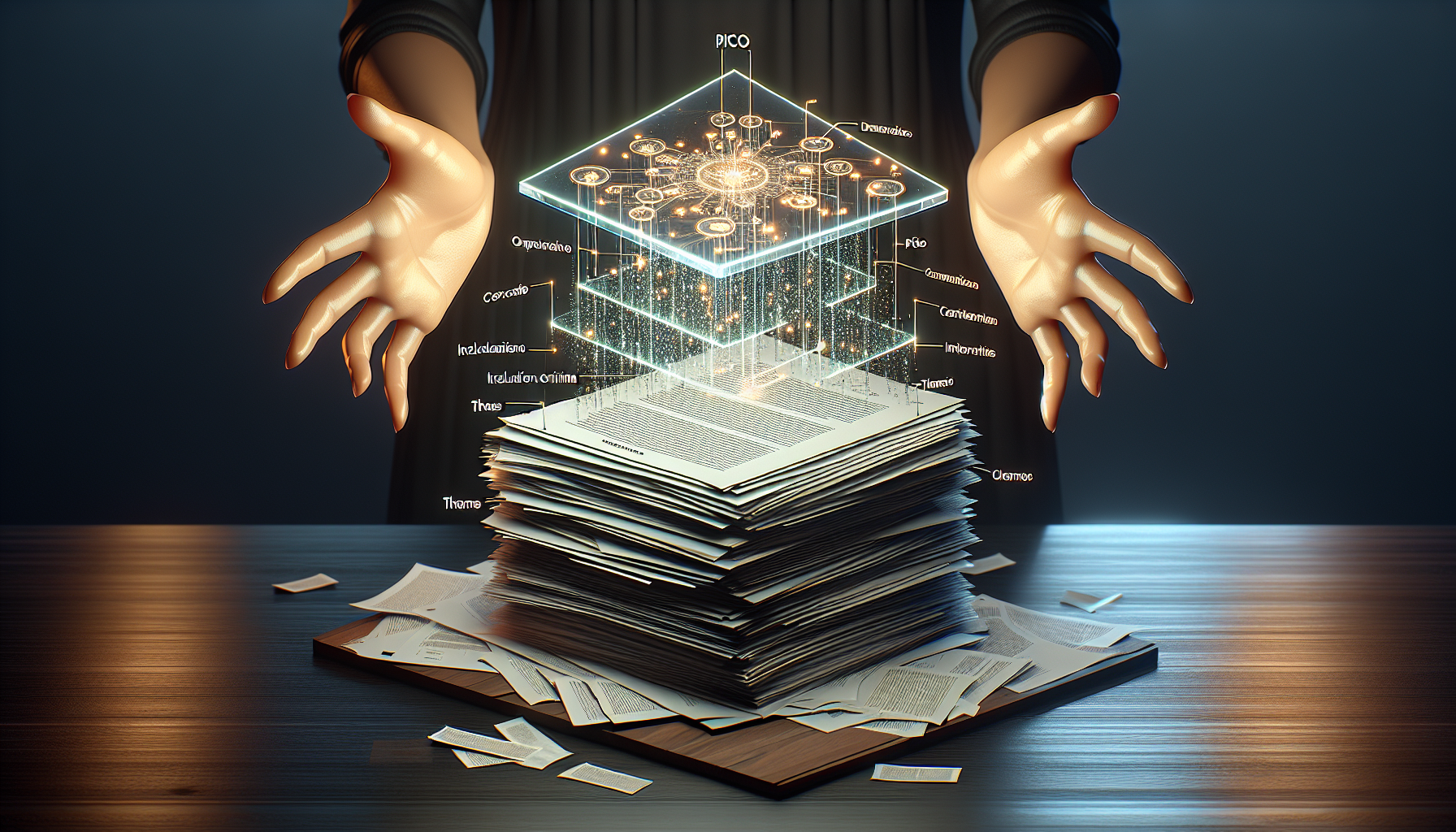 How do structured samples scaffold EBP review start?