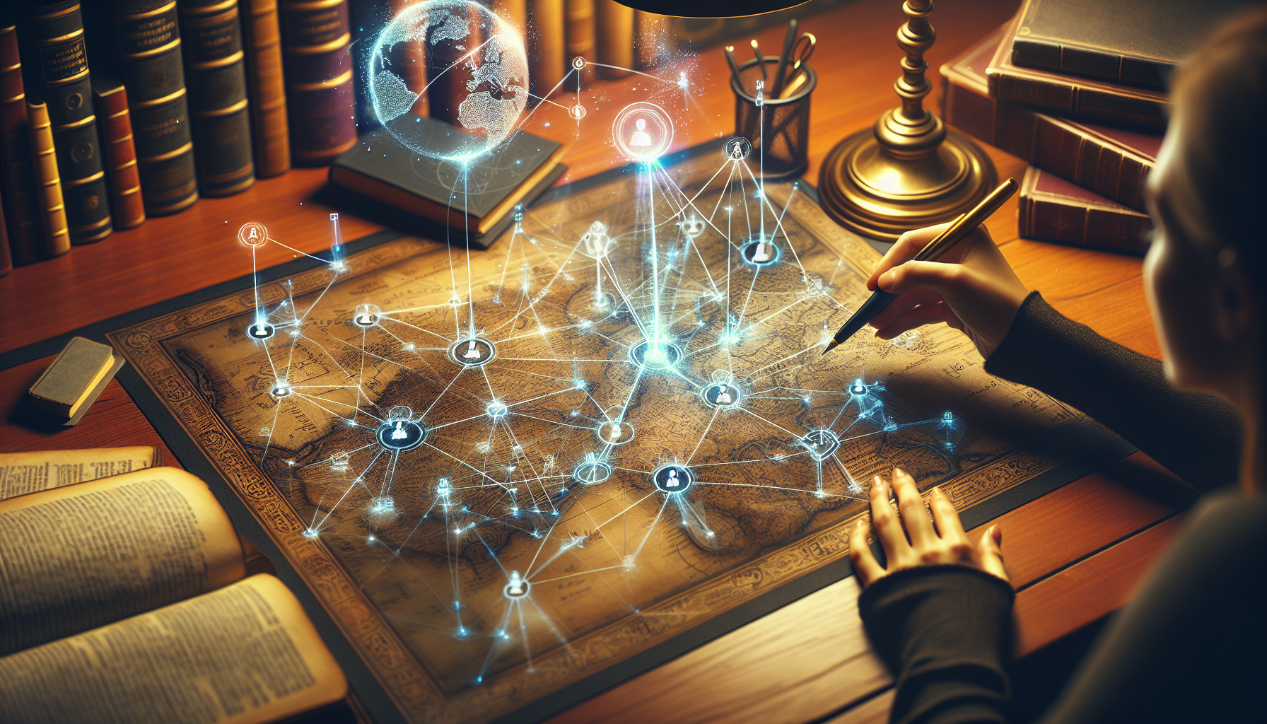 Which lit review maps PhD collaboration resources?